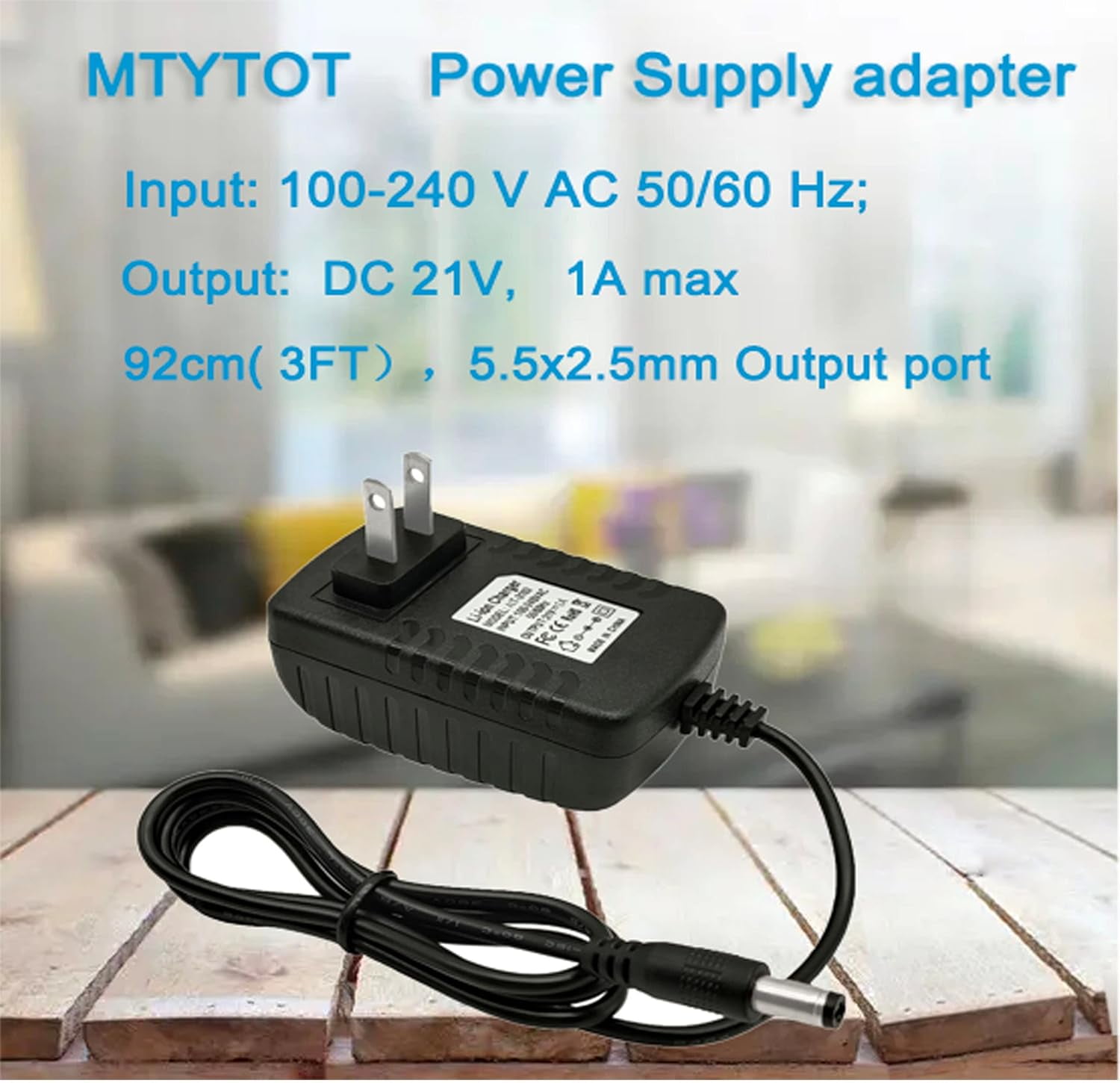 LINYAN-21V 1000mA Power Adapter Supply AC to DC 21 Volt 1A 800mA 450mA ...