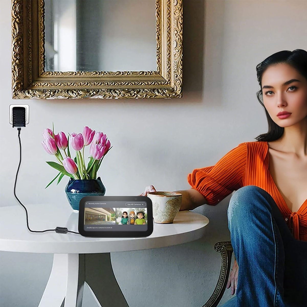 LINYAN-21W Alexa Power Cord Replacement, for Echo 1st 2nd Generation ...