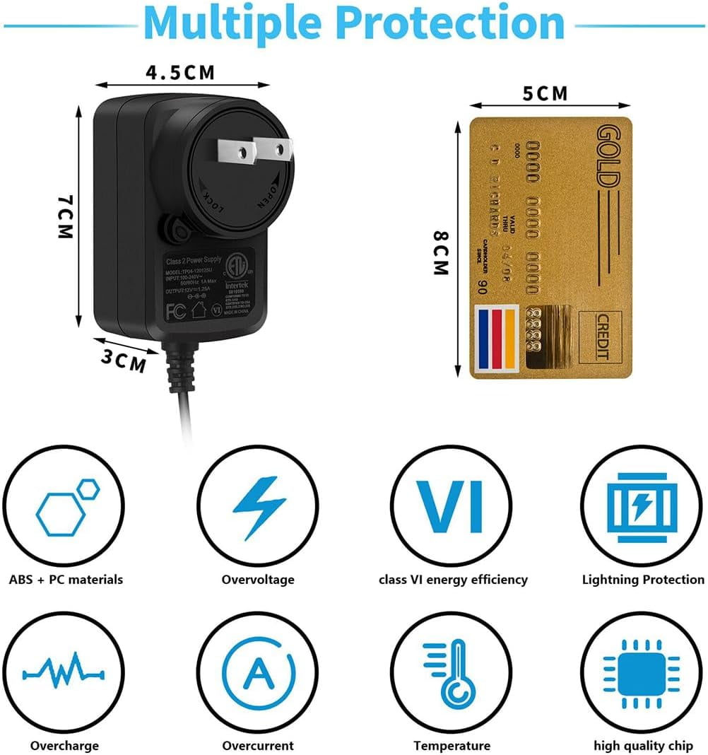 LINYAN-21W Power Cord Replacement for Alexa Echo 1st 2nd Generation ...