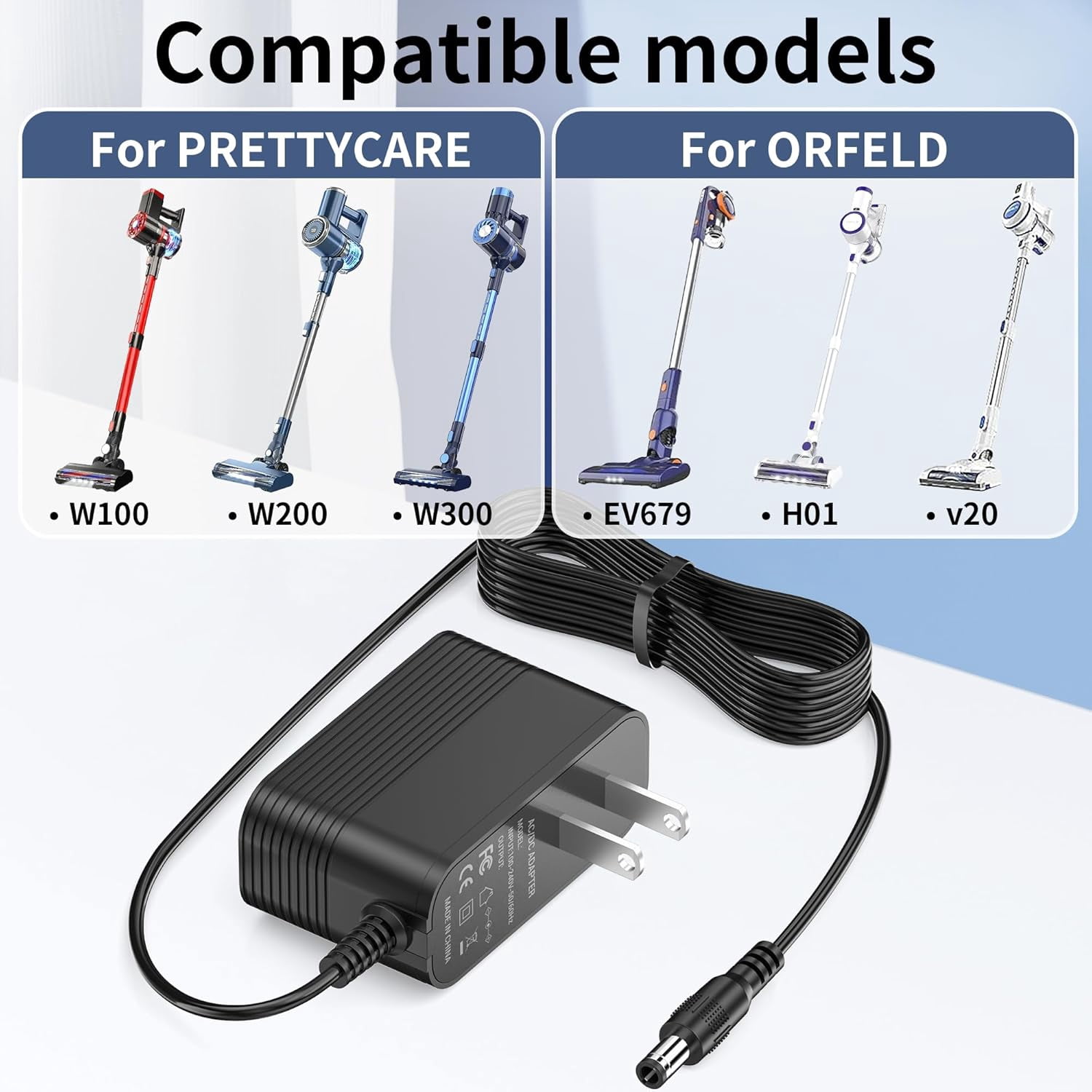 LINYAN-27V Power Cord for PRETTYCARE W100 W200 W300 20KPa 22.2V 180W ...