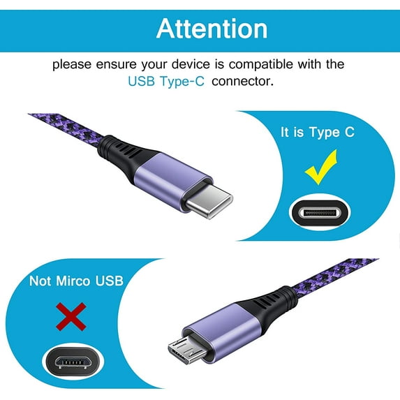 LINYAN-[3 Pack,6FT] USB Type C Cable Fast Charging for Google Pixel 9a ...