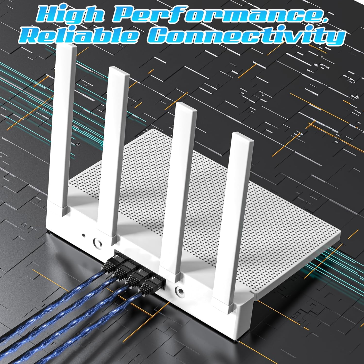 LINYAN-30FT Cat6 Ethernet Cable, Cat 6 Patch Cable, Cat6 Internet Cable ...