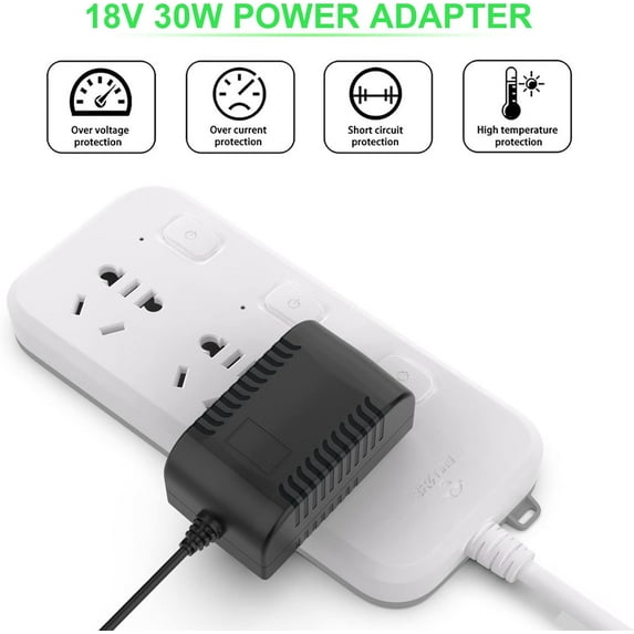 LINYAN-30W Echo Power Cord Adapter Charger Cable Replacement Compatible ...