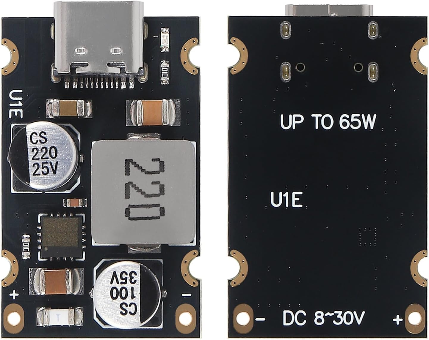 LINYAN-3PCS PD65W Fast Charging Module Type-C USB Interface Supports ...