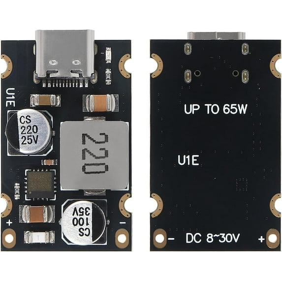 LINYAN-3PCS PD65W Fast Charging Module Type-C USB Interface Supports ...