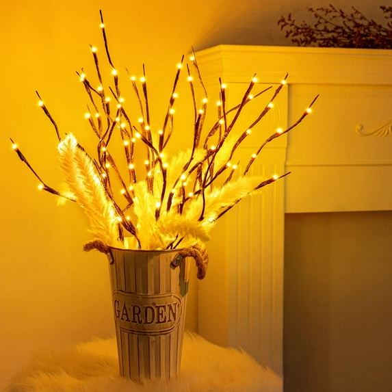 LINYAN-3PK 60" Led Branch Lights, Twig Lights, Lighted Branch for Vase ...