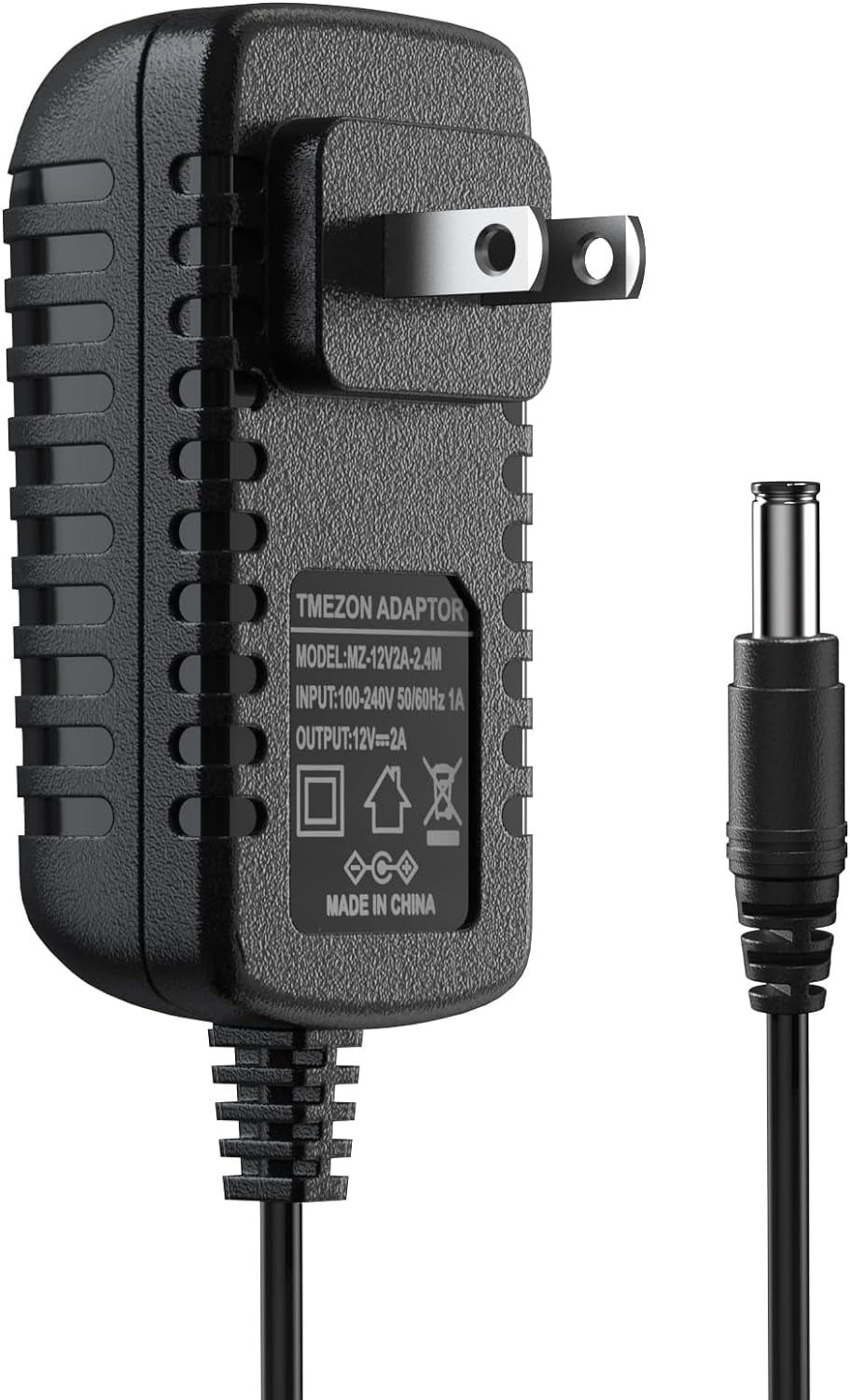 LINYAN-4 Pack DC 12V 12 Volt 2A Power Supply Adapter AC 100-240V to DC ...