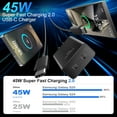 LINYAN-45W Samsung Super Fast Charger USB C, Type C Chargers Fast ...