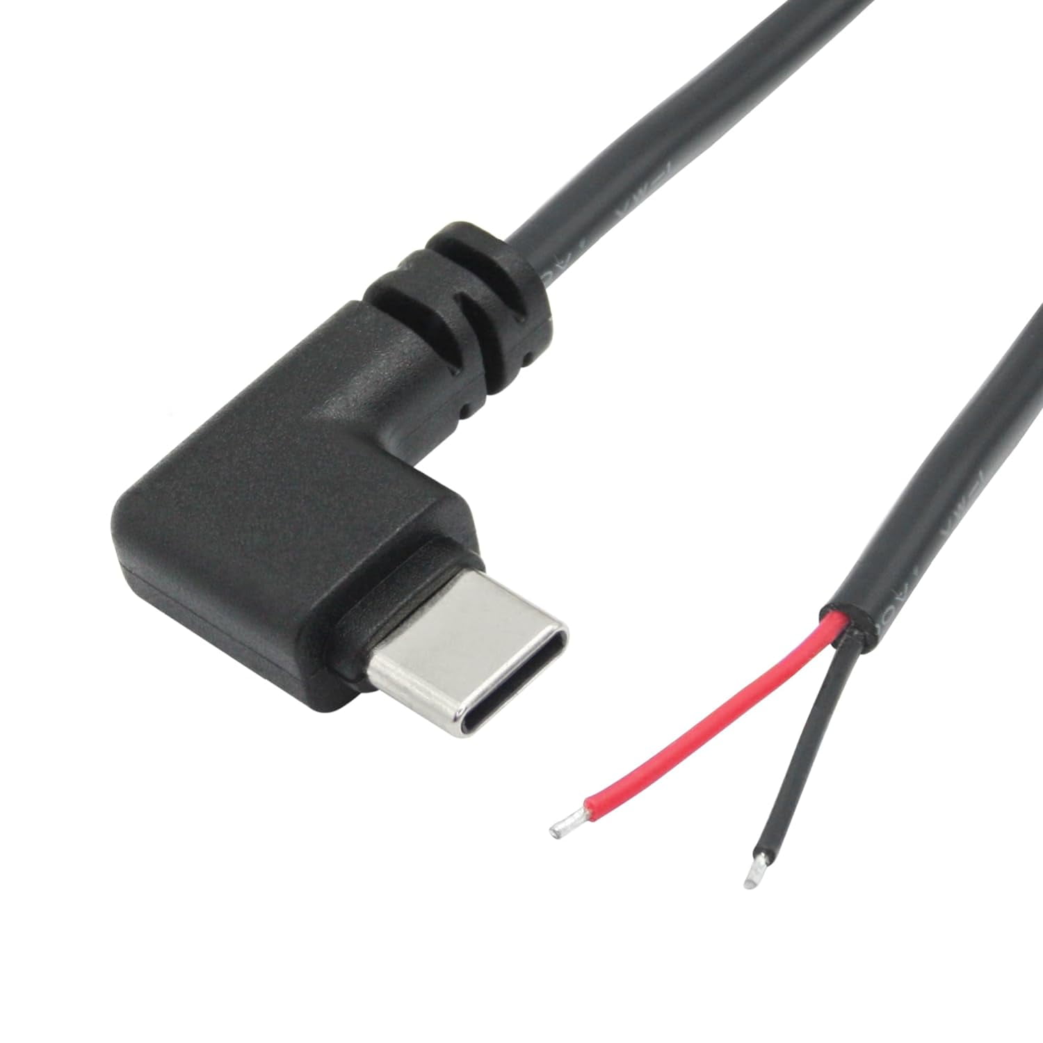 LINYAN-4Pcs Right Angle USB C to 2 Pin Bare Wire Open End Cable 9inch ...