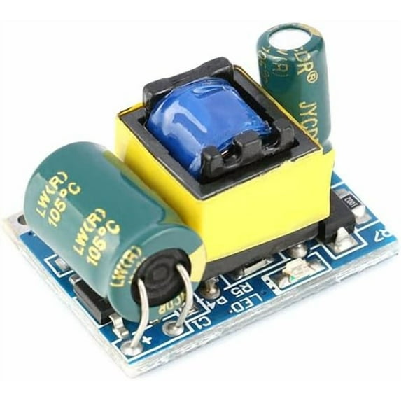 LINYAN-5Pcs 12V 300mA Power Supply Module 3.5W AC-DC Isolation Switch ...