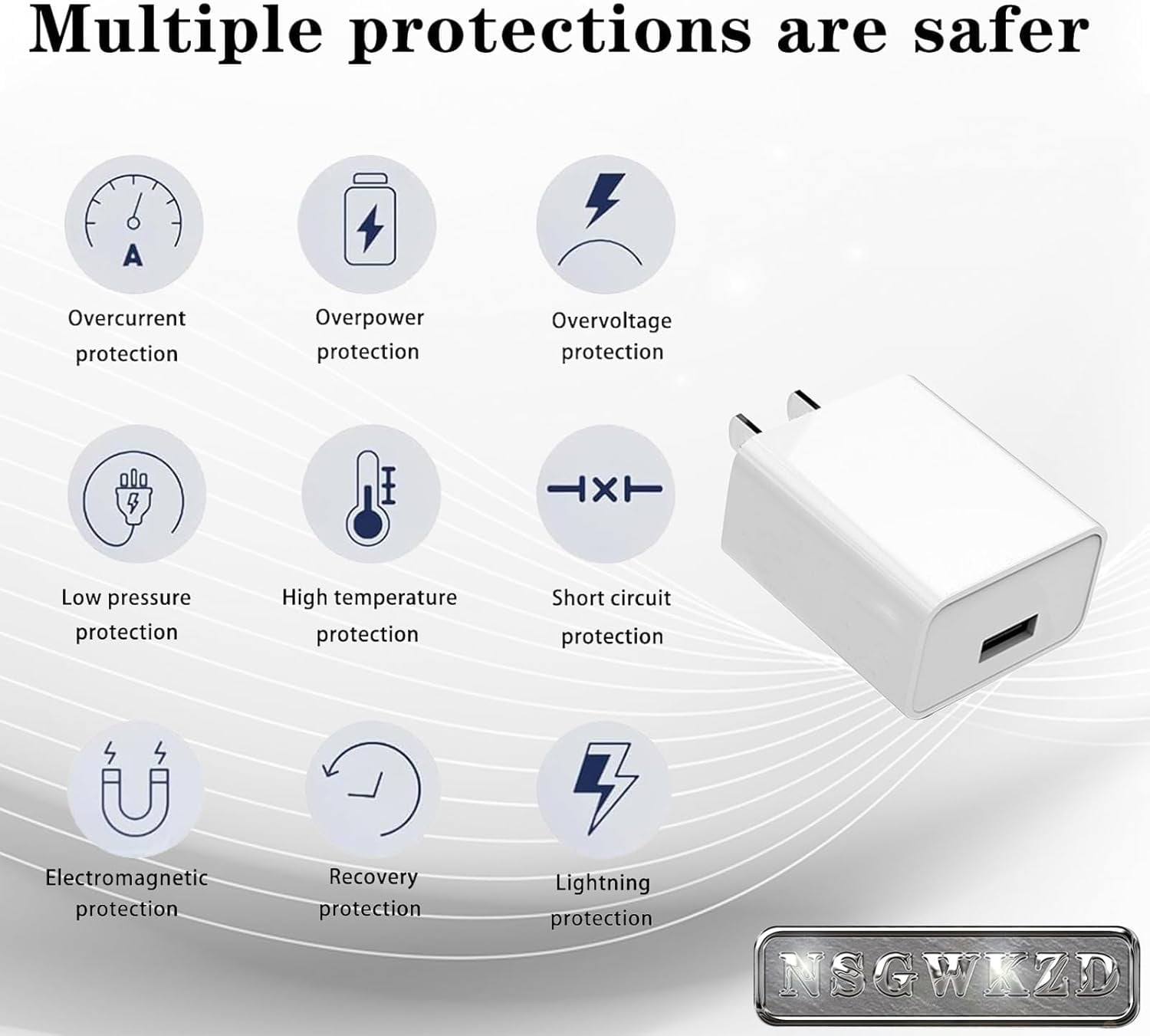 LINYAN-5V 2A Power Adapter for Wyze Cam, Blink, Nest, Kasa, Arlo ...