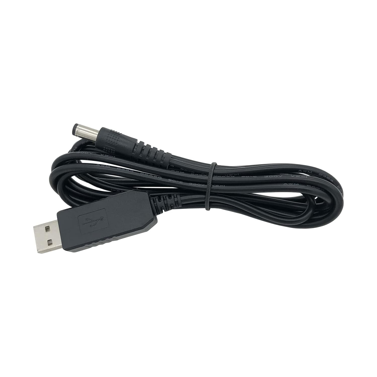 LINYAN-5V to 12V Set Up Cable Converter Adapter, USB DC Barrel 5.5 X 2. ...