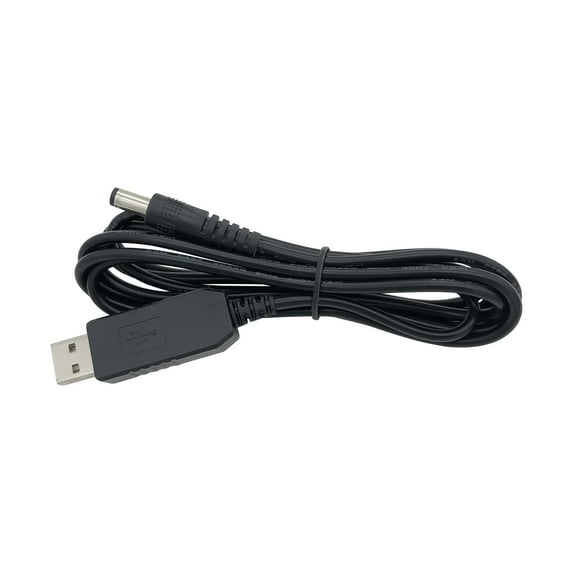 LINYAN-5V to 12V Set Up Cable Converter Adapter, USB DC Barrel 5.5 X 2. ...