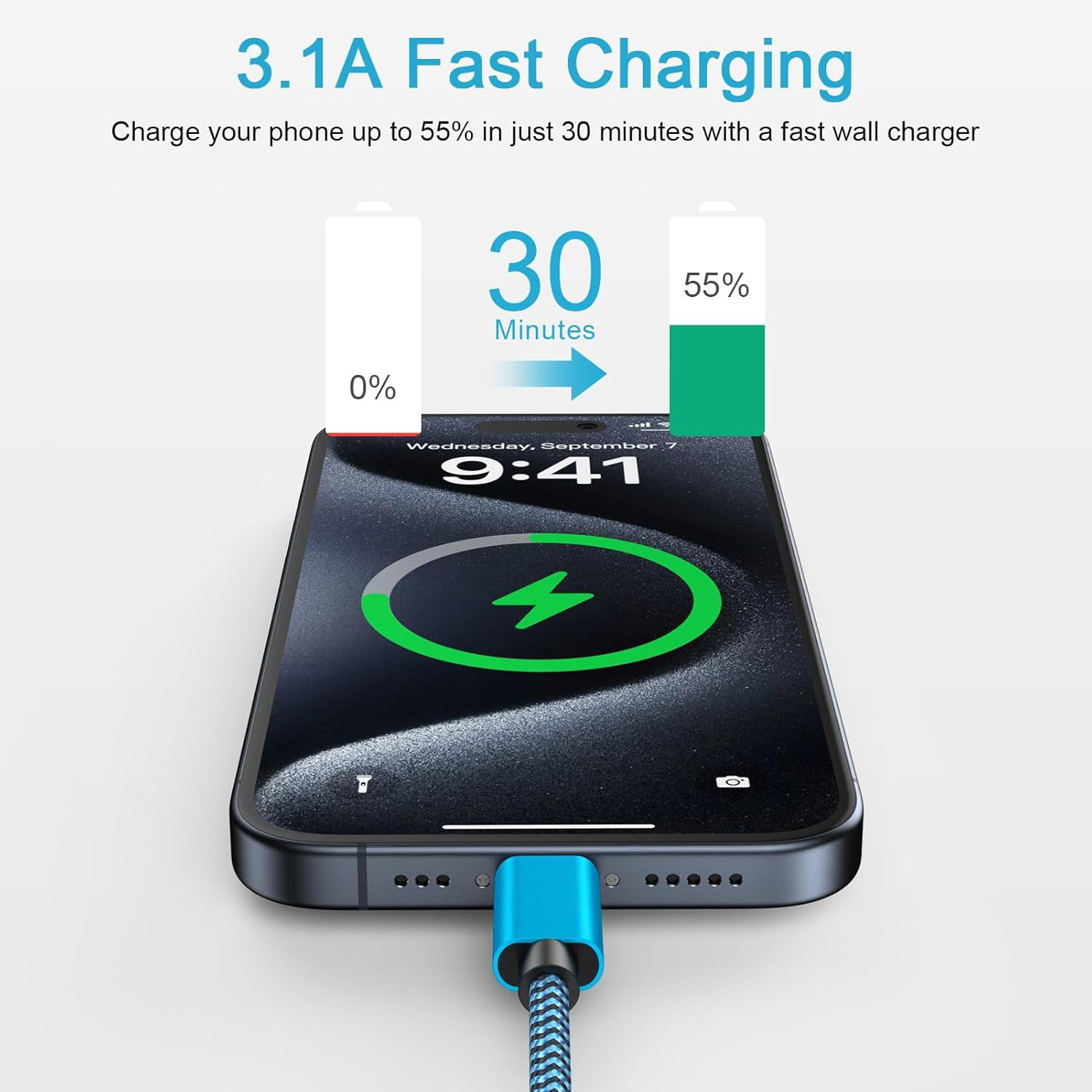 LINYAN-6FT Fast USB Type C Cable Phone Charger Charging Cord for ...