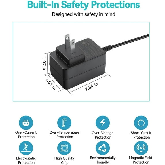 LINYAN-6FT Long Cable ETL Listed Charger Compatible with Max Cordless ...