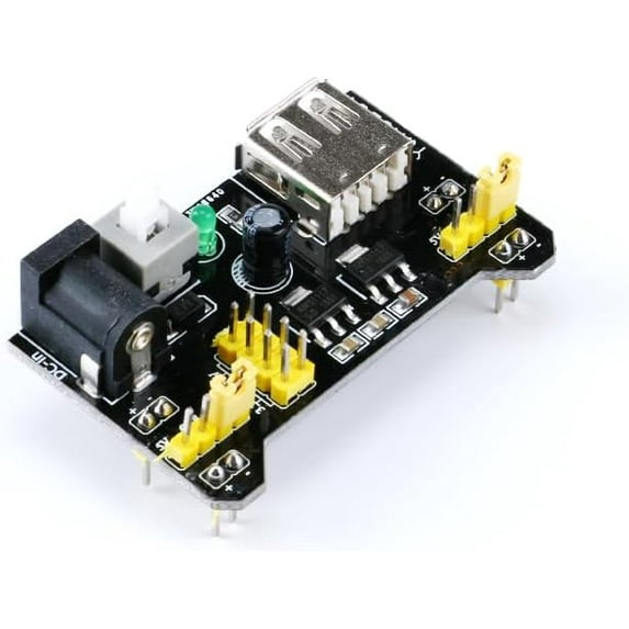 LINYAN-6Pcs 5V 3.3V Power Supply Module MB102 Breadboard Power Module ...