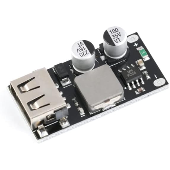 LINYAN-6Pcs DC-DC USB Buck Converter Step Down Module 6-32V 12V 24V to ...