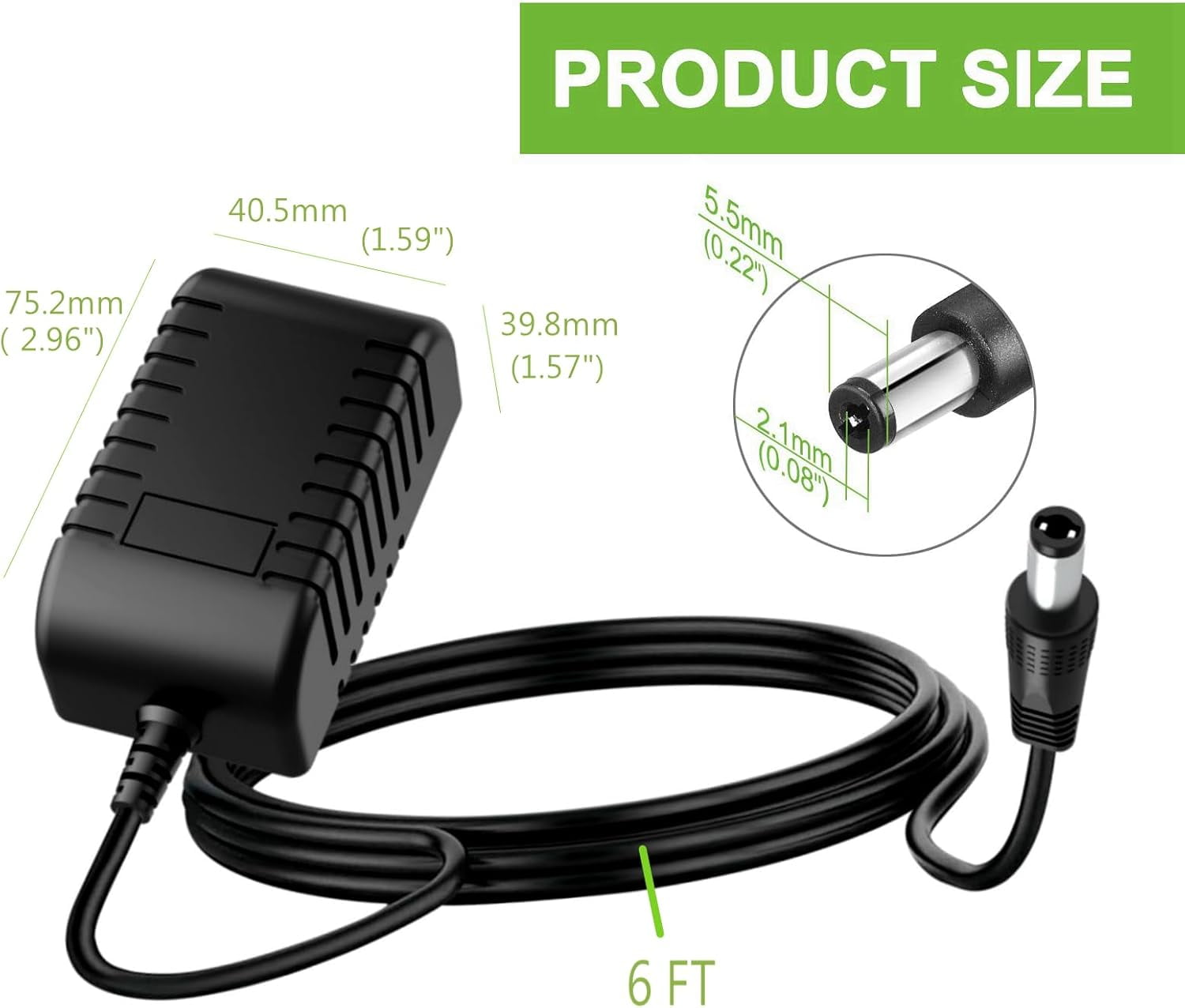 LINYAN-6V Power Supply for Automatic Sensor Trash Cans 2.5 to 23 Gallon ...