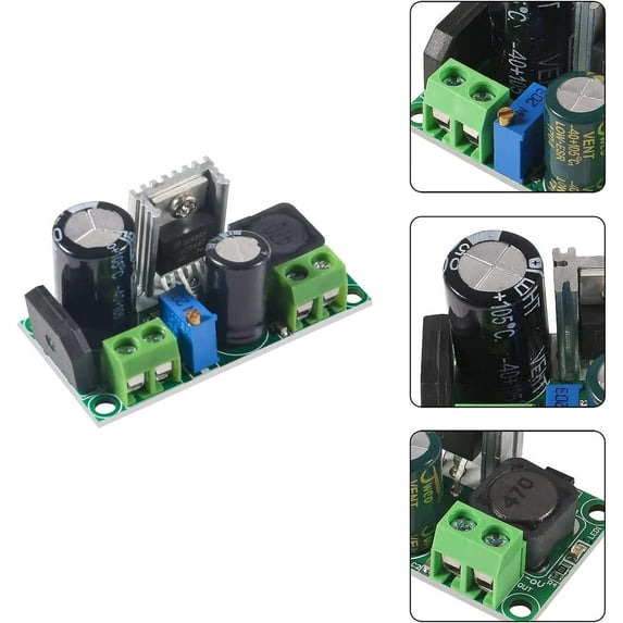 LINYAN-6pcs AC/DC to DC Step Down Buck Converter Voltage Regulator ...