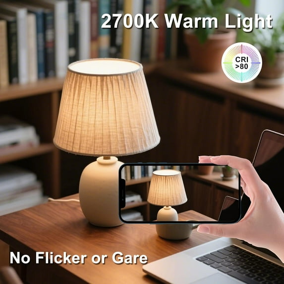 LINYAN-A19 Clear Led Bulbs, E26 Dimmable Edison Bulbs, 2700K Warm Light ...