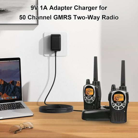 LINYAN-AC Adapter Compatible with Midland GXT1000VP4 50 Channel Gmrs ...