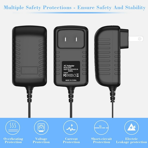 LINYAN-AC Adapter for Blood Pressure Monitor 5,7,10 Series - Power ...