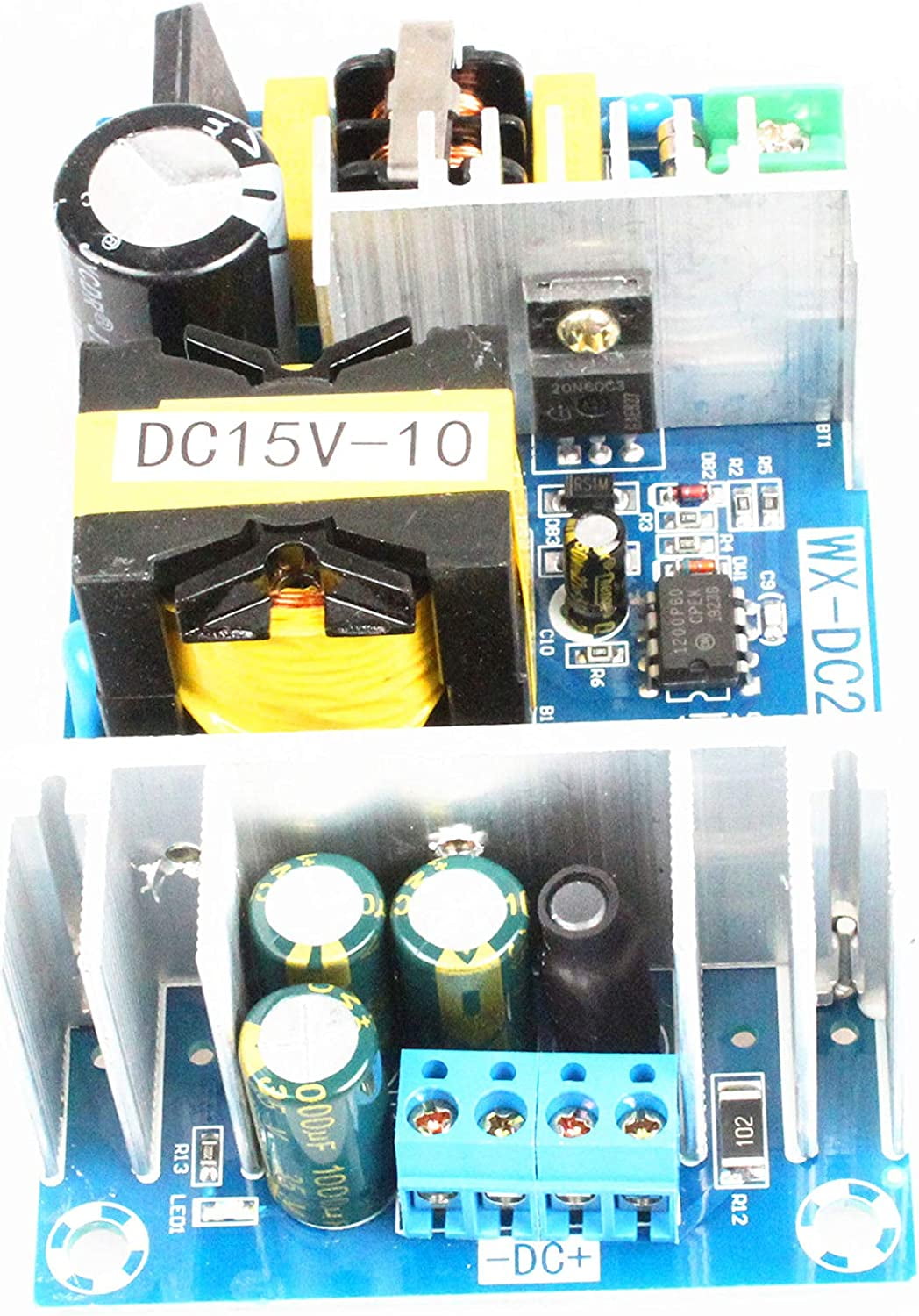 LINYAN-AC to DC 15V 10A Isolated Power Supply Module AC 120V (100-240V ...