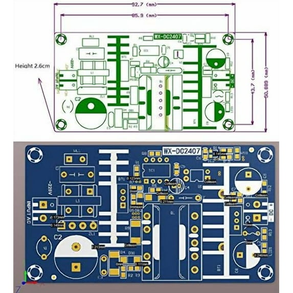 LINYAN-AC to DC Isolated Power Supply Module AC 120V 110V - 245V to DC ...