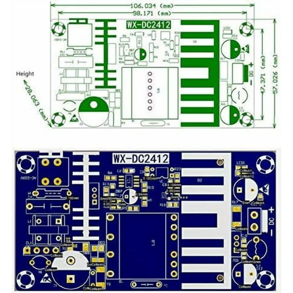LINYAN-AC to DC Isolated Power Supply Module AC 120V 90V - 265V to DC ...