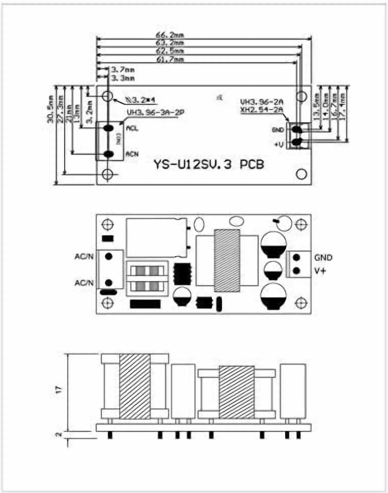 LINYAN-AC to DC Precision Buck Power Supply Module AC 120V 100V-264V to ...