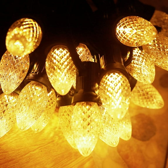LINYAN-C7 Christmas Lights Replacement Bulbs, 25 Pack, 120V UL ...