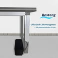 LINYAN-Cable Management Under Desk J Channel - Neat and Easy Cord ...