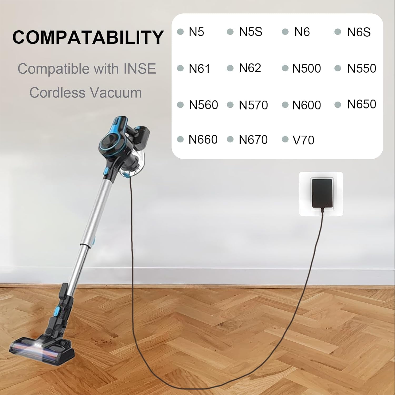 LINYAN-Charger Replacement for INSE N5 N5S N6 N6S V70 N61 N62 N550 N560 ...