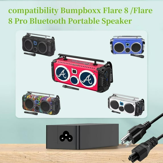 LINYAN-Charger for Bumpboxx Flare 8 and Flare 8 Pro,22V 4A Power Cord ...