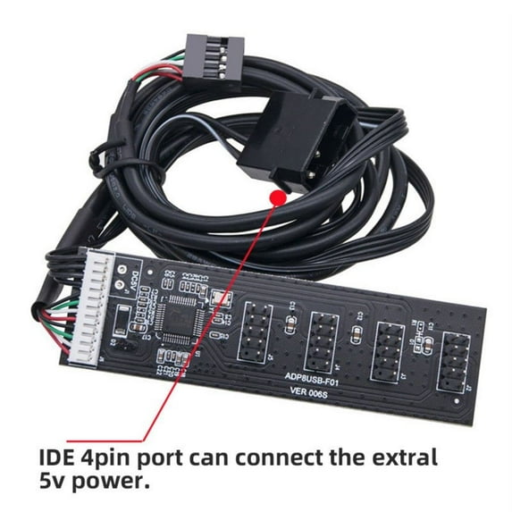 LINYAN-ChenYang USB 2.0 Front Panel Header 9Pin/10Pin 1 to 4 HUB 9Pin ...