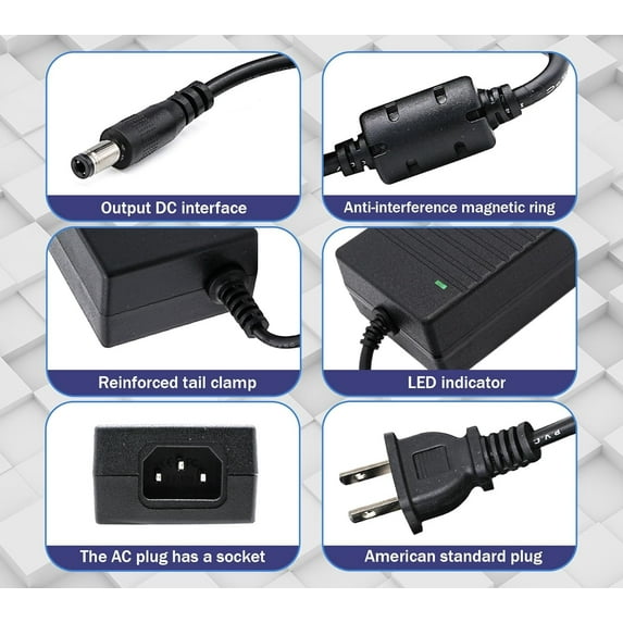 LINYAN-DC 48V 3A 144W Power Supply Adapter Transformer Switch AC 110V ...