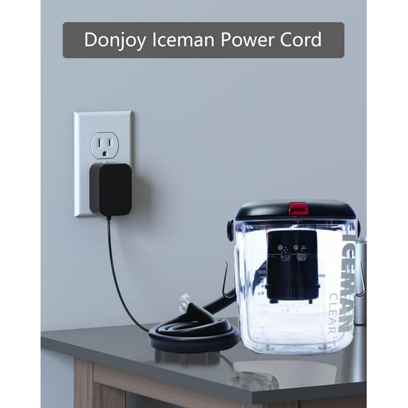 LINYAN-DC 8.5V~9V for Donjoy Iceman Power Cord Compatible with Donjoy ...