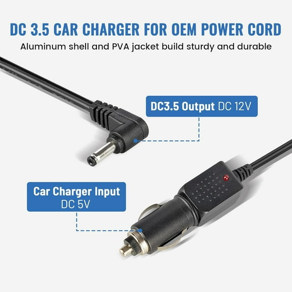 LINYAN-DC Car Charger Adapter for Furrion FOS07TADS Vision S Monitor ...