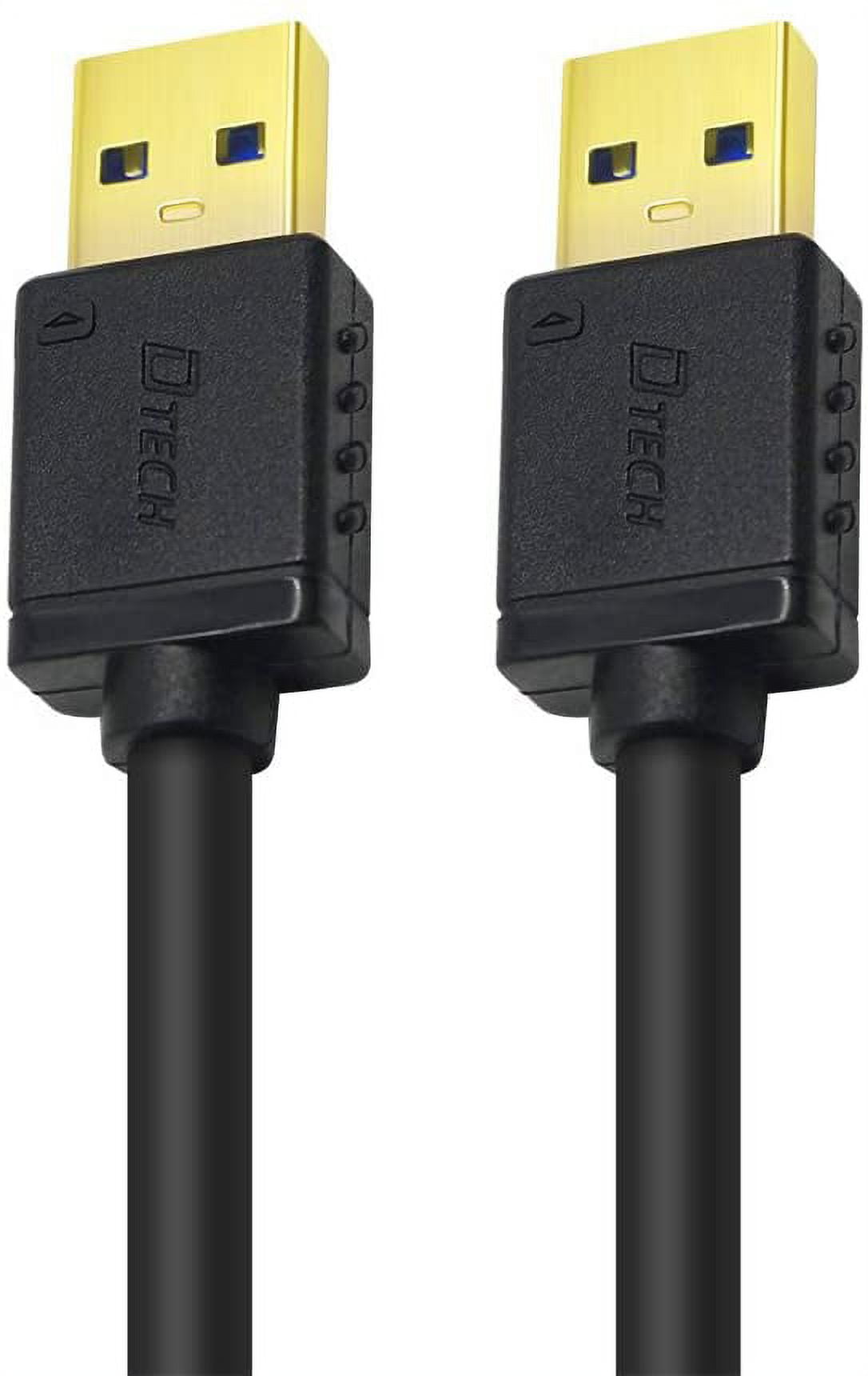 LINYAN-DTech 3 ft USB 3.0 Type A to A Cable Male to Male High Speed ...