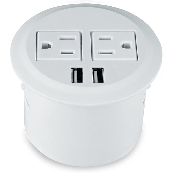 LINYAN-Desktop Power Grommet Power Outlet Socket Desk Data Center 2 ...