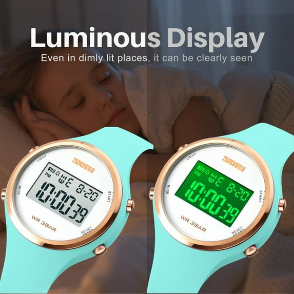 LINYAN-Digital Watch for Women Waterproof Stopwatch Sports Watches for ...