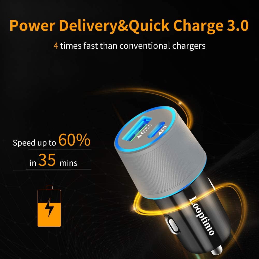 LINYAN-Fast USB C Car Charger for Google Pixel 10/10 Pro/10 Pro XL/10 ...