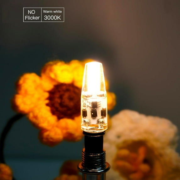 LINYAN-G4 Led Bulb 2W, Warm White 3000K,AC/DC12V-24V 1505 COB Led Light ...