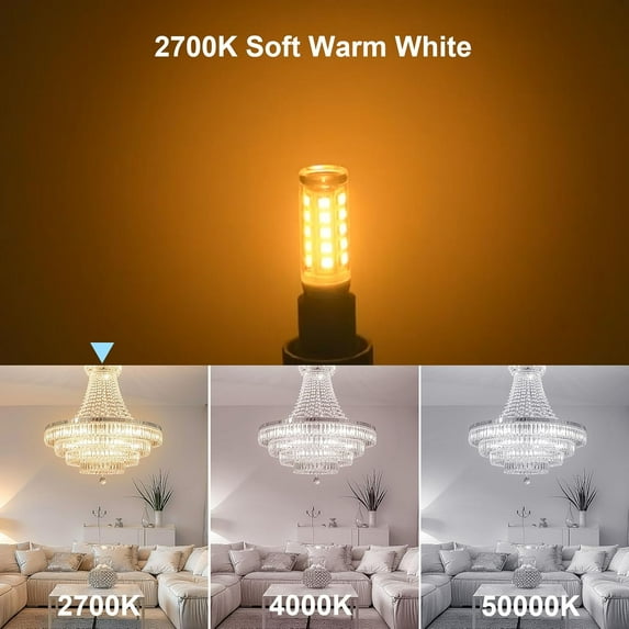 LINYAN-G9 LED Bulb 4W (40W Halogen Equivalent Bulbs) 8 Pack, No Flicker ...