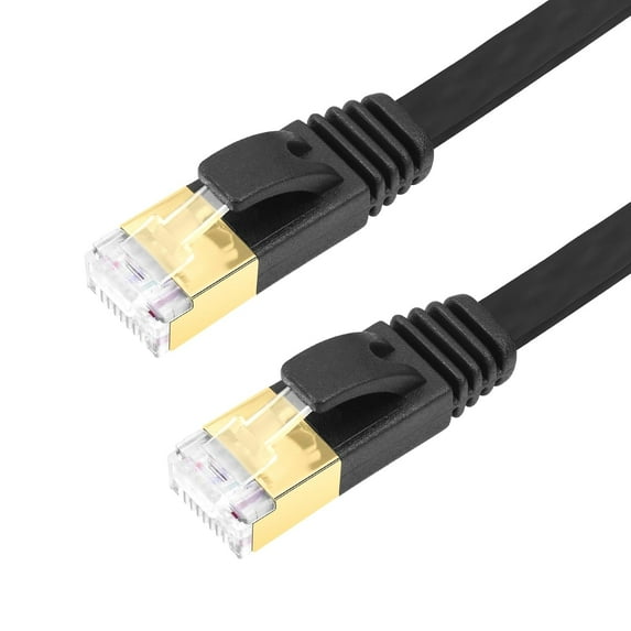 LINYAN-High-Class Retractable Cat 7 Flat Ethernet Network Cable 4.9 FT ...