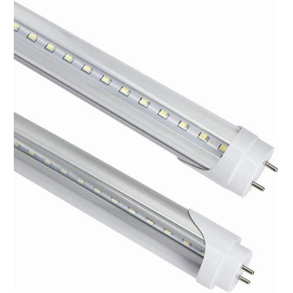 LINYAN-LED T8 Light Tube 4FT, Daylight White 5000K, Dual-End Powered ...