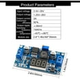 LINYAN-LM2596S DC-DC Adjustable Step-Down Module with Digital Display ...