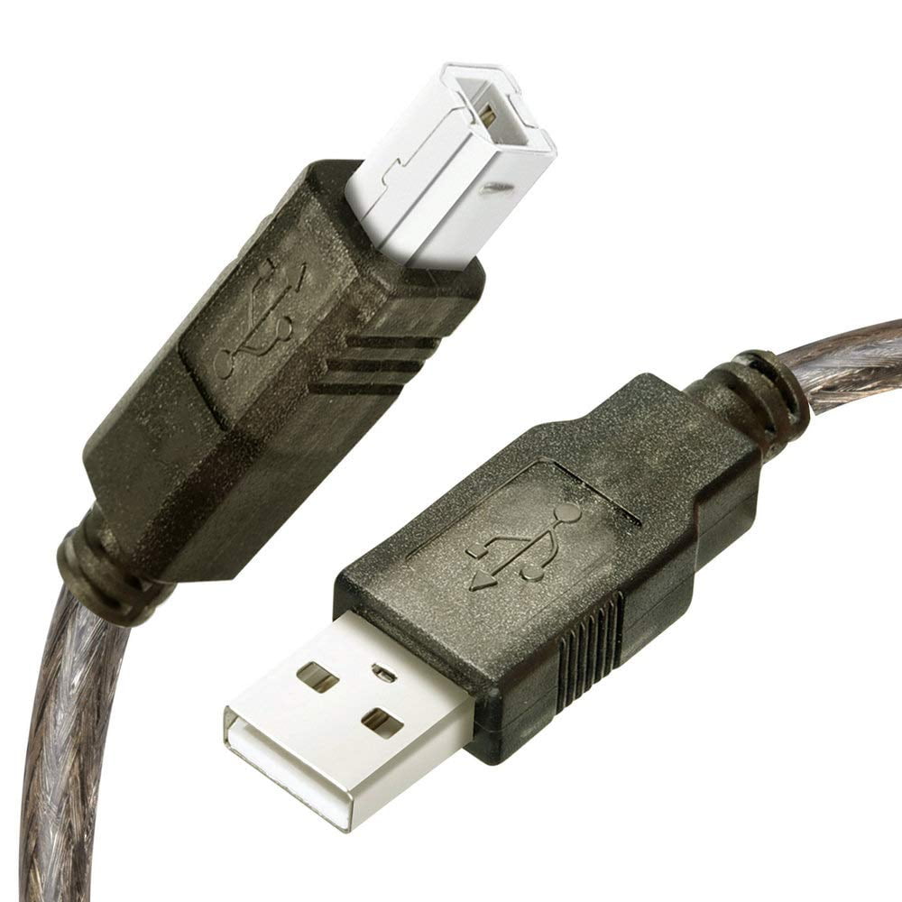 LINYAN-Long USB Printer Cable 40 ft, USB 2.0 Type A to B, High-Speed ...