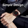 LINYAN-Men's Digital Sports Watch Waterproof Military Stopwatch ...