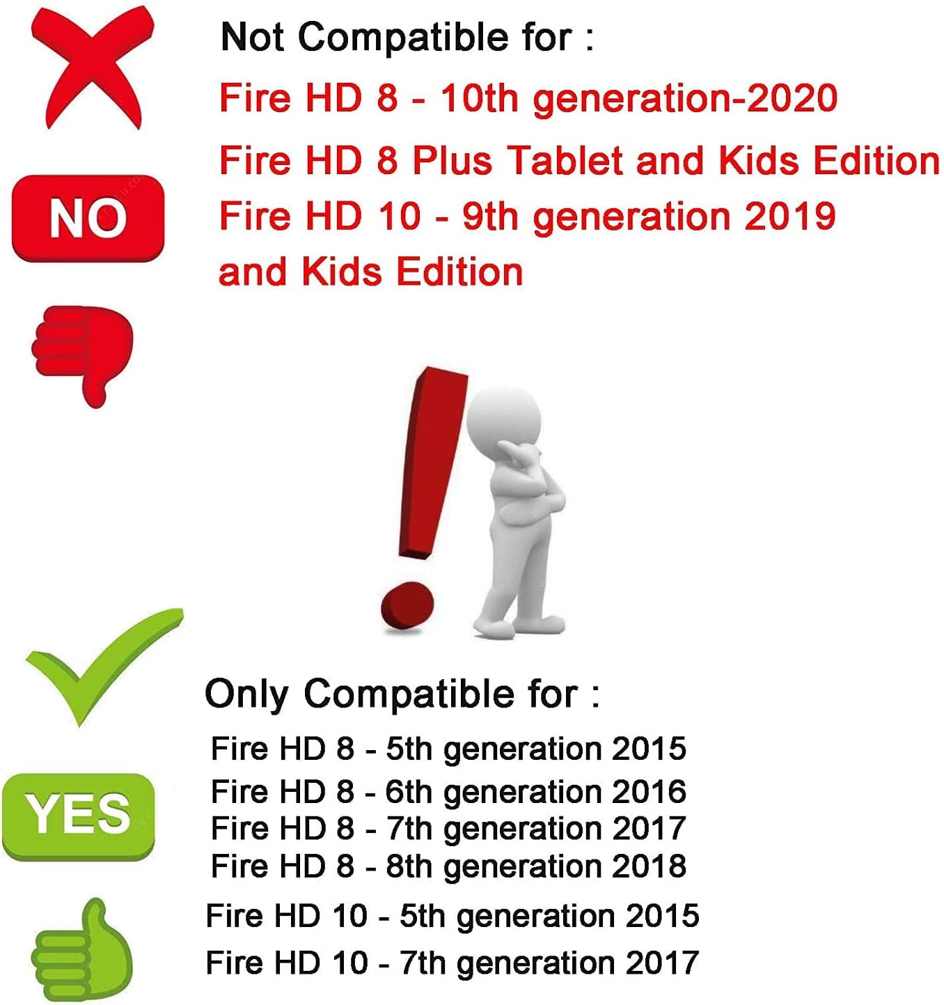 LINYAN-Micro USB Cable Compatible with Fire Tablet HD 7 8 10 4th 5th ...